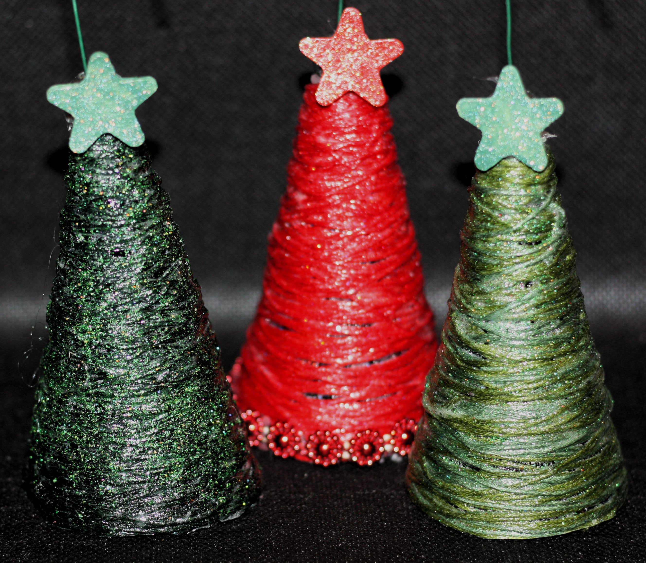 Embroidery Floss Christmas Trees – Bobcaygeon Blogger